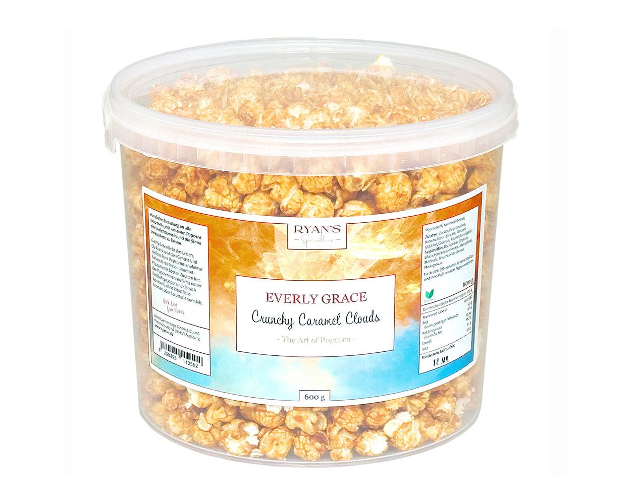 Everly Grace Popcorn Crunchy Caramel Clouds (5 Liter - 600 g) – ryan-s.eu